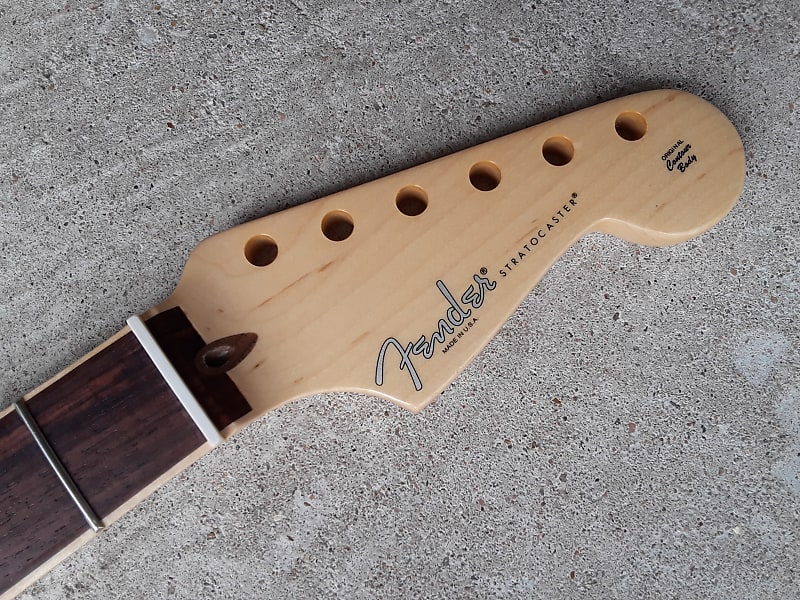 Fender American Channel Bound Stratocaster Guitar Neck NEW | Reverb
