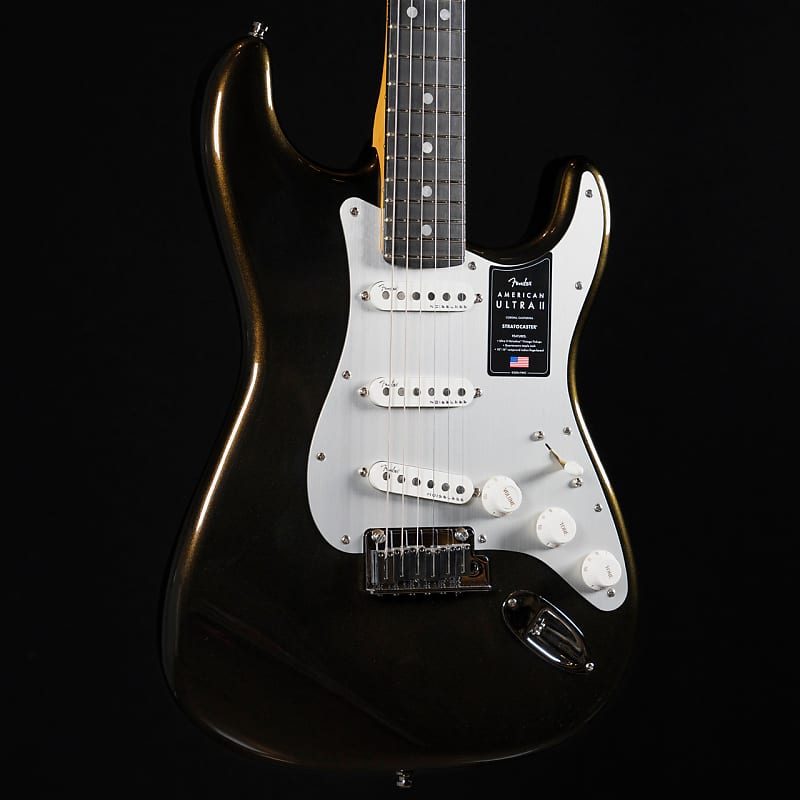 Fender American Ultra II Stratocaster - Texas Tea | Reverb