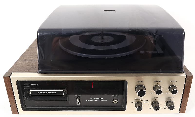 Vintage Pioneer H2001 Turntable Record Player 8-Track Player | Reverb