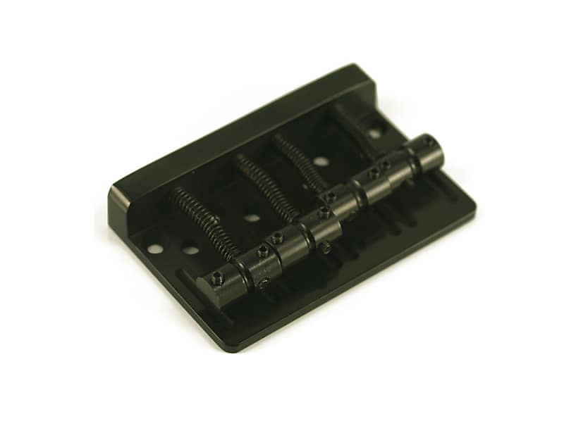4-String Bass Bridge, Replaces BadAss II, #GEB201B - BLACK | Reverb
