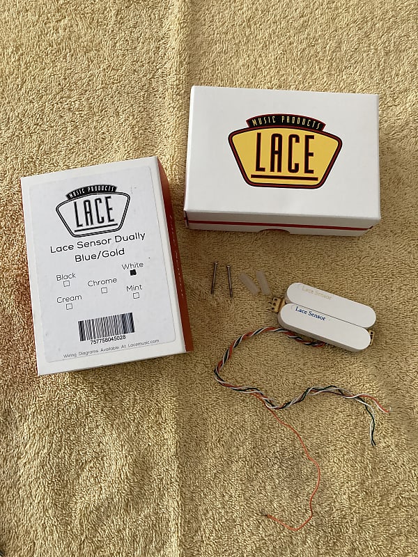 Lace Sensor Blue Gold Dually - White | Reverb