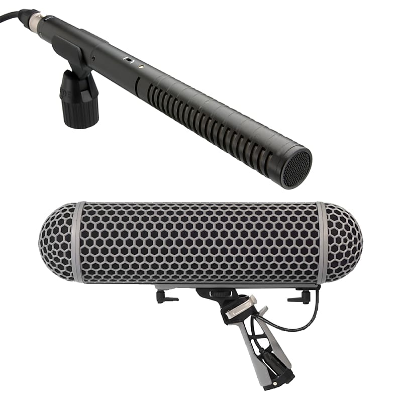 Mint Rode NTG-2 Shotgun Condenser Video Camera Microphone Mic | Reverb