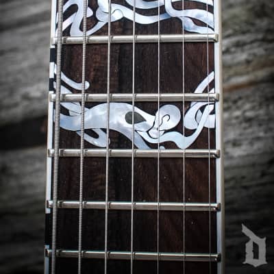 Daemoness Cimmerian baritone 7-string in Skeletorburst | Reverb