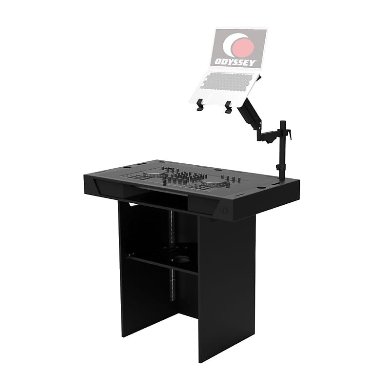 Odyssey DJMOBILE-BH DJ Mobile Podium 40 in Black | Reverb