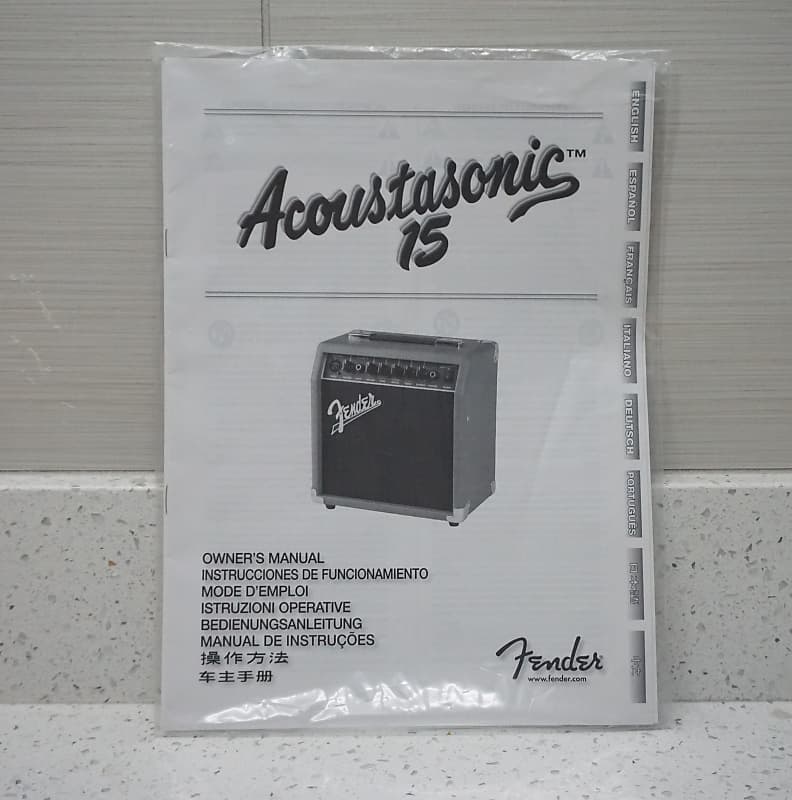 NEW Fender Acoustasonic 15 15W 1x6" Acoustic Combo Amp | Reverb