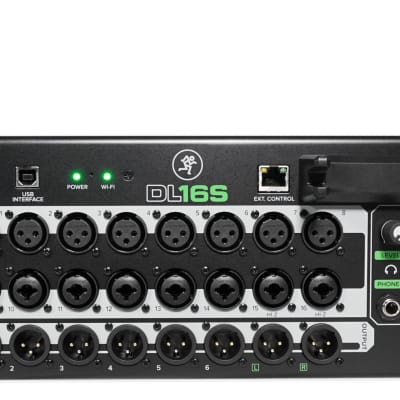 Mackie DL16S Wireless Digital Wi-Fi Mixer w/DSP+16-Channel | Reverb