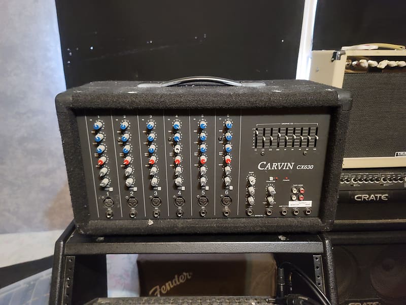 Carvin CX630 6 Channel Powered Mixer | Reverb