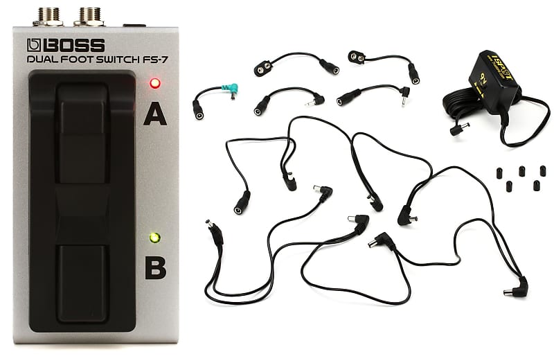 Boss FS-7 Dual Foot Switch Bundle with Truetone 1 SPOT Combo | Reverb