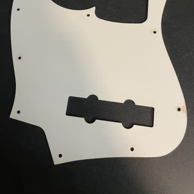 White Fender MIJ Jazz Bass Pickguard | Reverb