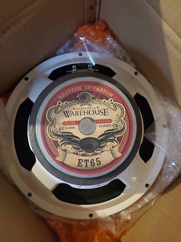Warehouse Guitar Speakers 12" ET65 65 Watts 2010's - White | Reverb