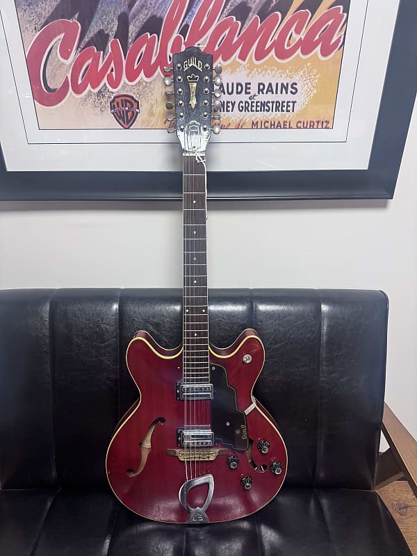 Guild Starfire xii 1966 - Cherry | Reverb