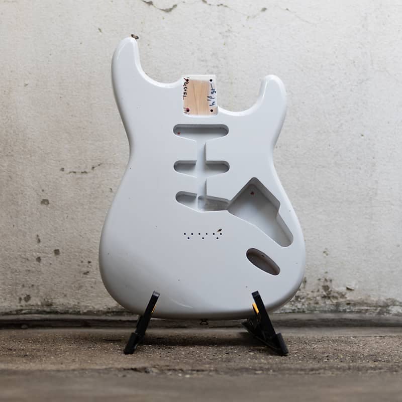 Guitar Lovers Olympic White Hardtail Strat Body | Reverb