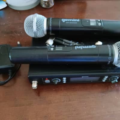 Gemini UHF-6200HL Dual Channel Wireless UHF PLL System with 2 | Reverb