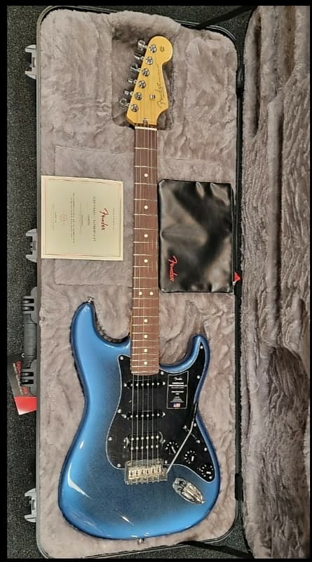 New Unplayed 2022 Fender American Pro II HSS Strat Dark | Reverb