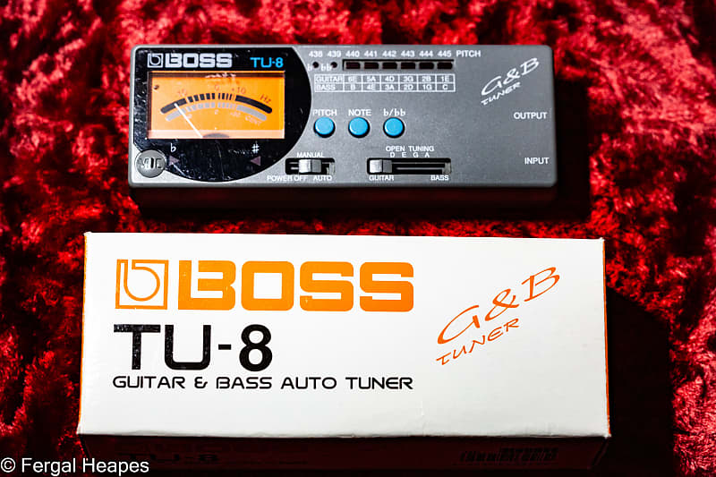 Boss Tuner, TU-8 for Guitar and Bass | Reverb
