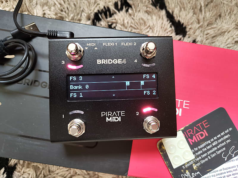 Pirate Midi Bridge4 Midi Interface Foot | Reverb Deutschland