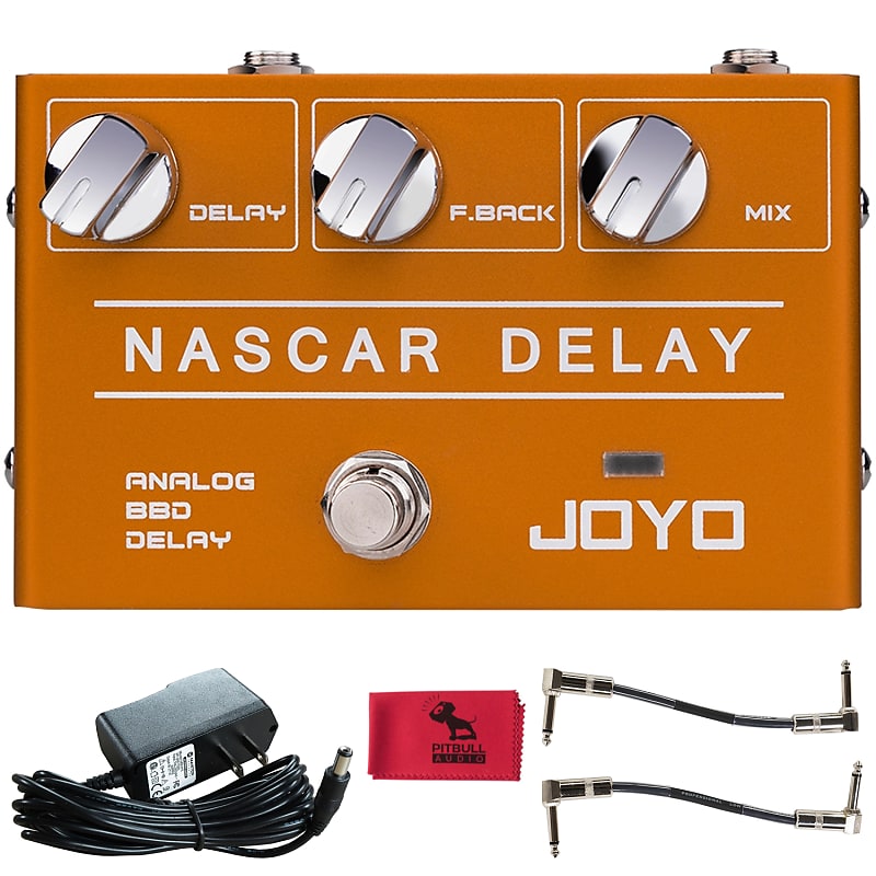 JOYO R-Series R-10 Nascar Analog Delay Pedal w/ Power Supply, | Reverb