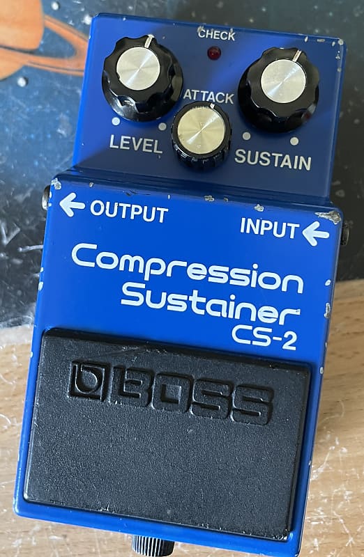 1982 Boss CS-2 Compressor Sustainer with 9v Mod | Reverb