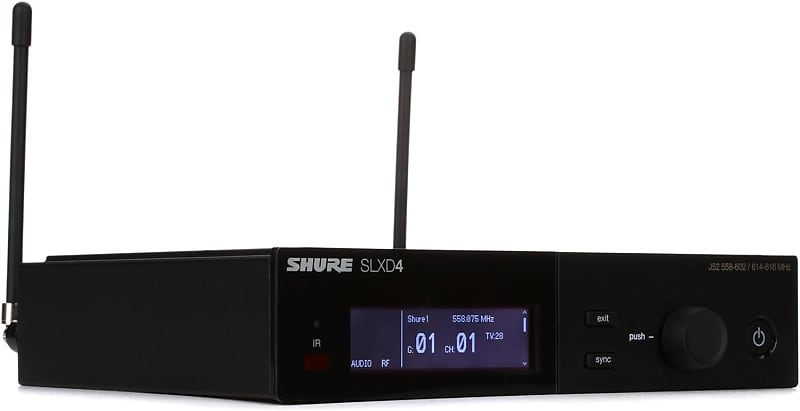 Shure SLXD4 Wireless Receiver (Transmitter Sold Separately) | Reverb