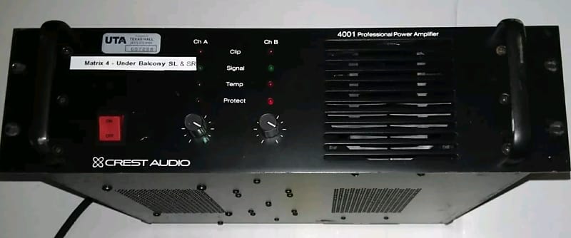 Crest Audio 4001 | Reverb