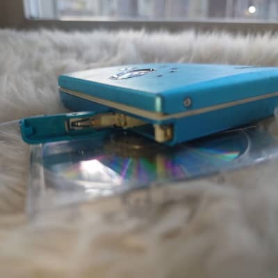 Working BLUE Sony MZ-E520 MD minidisc player mdlp unit only | Reverb