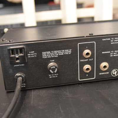 GT Electronics Studio Series Tube Bass Preamp swr | Reverb