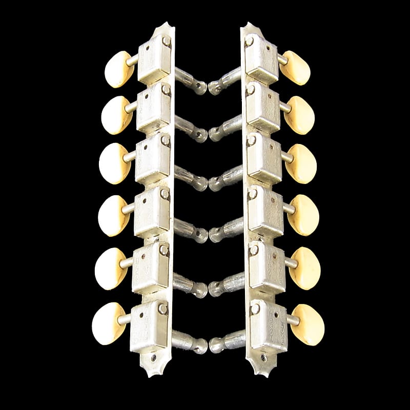 Gibson Deluxe 1960s 12 String Tuning Machines, Set of 2, 6+6 | Reverb
