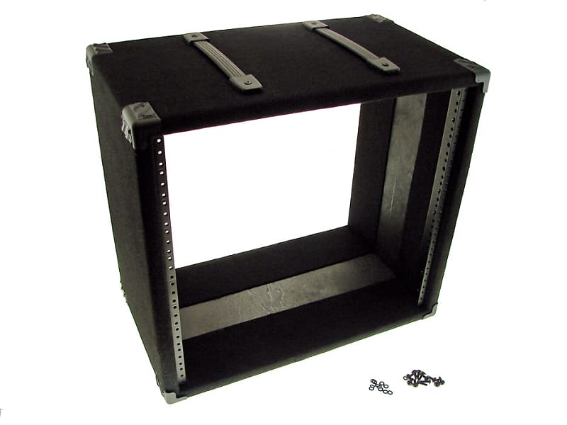 PROCRAFT 12U 12" Deep Rack Case in Black Carpet Wrap - Top | Reverb