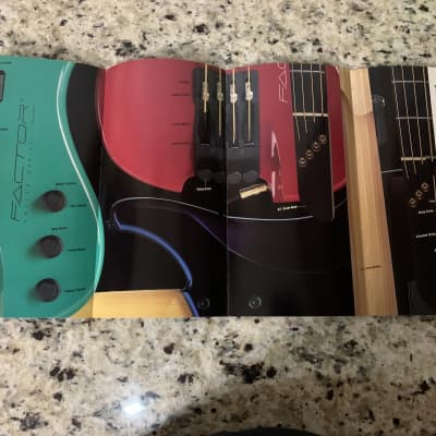 Kubicki Factor Bass Brochure 80's-90's Fender Era | Reverb