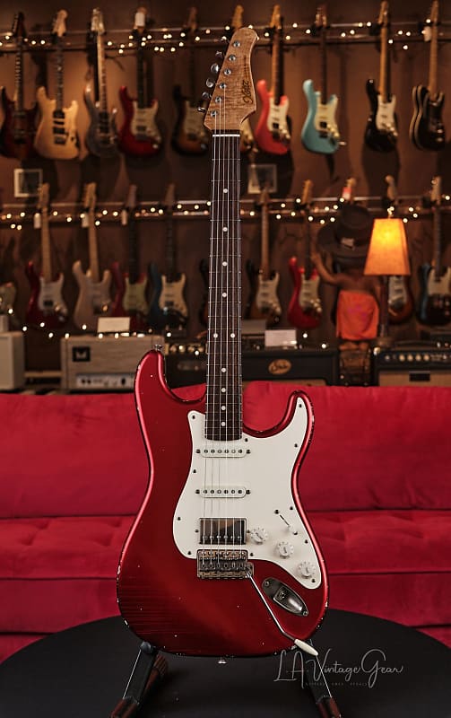 Xotic XSC-2 S-Style Relic’d Electric Guitar – Candy Apple Red | Reverb