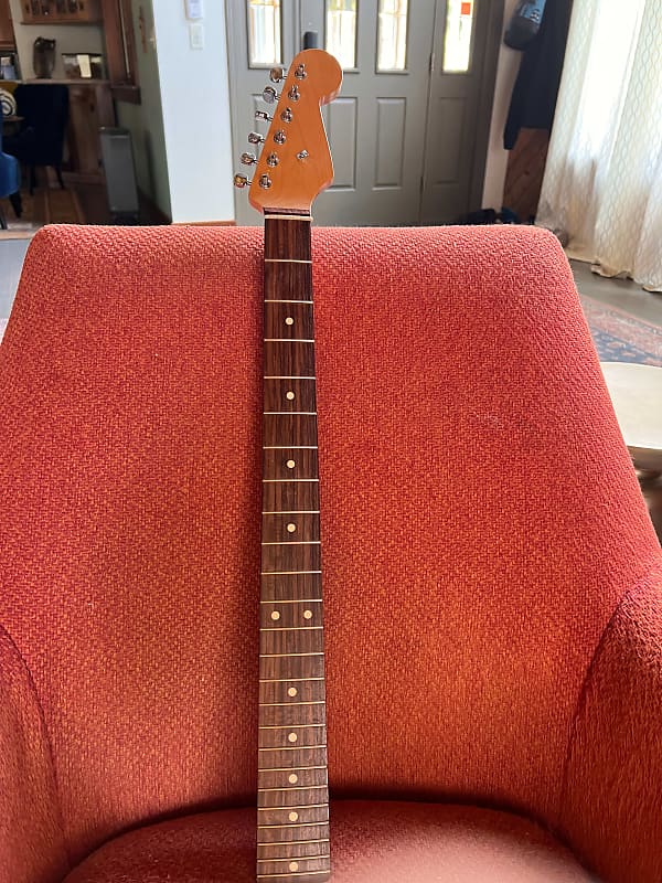 Strat baritone neck SR-BAR with tuners | Reverb