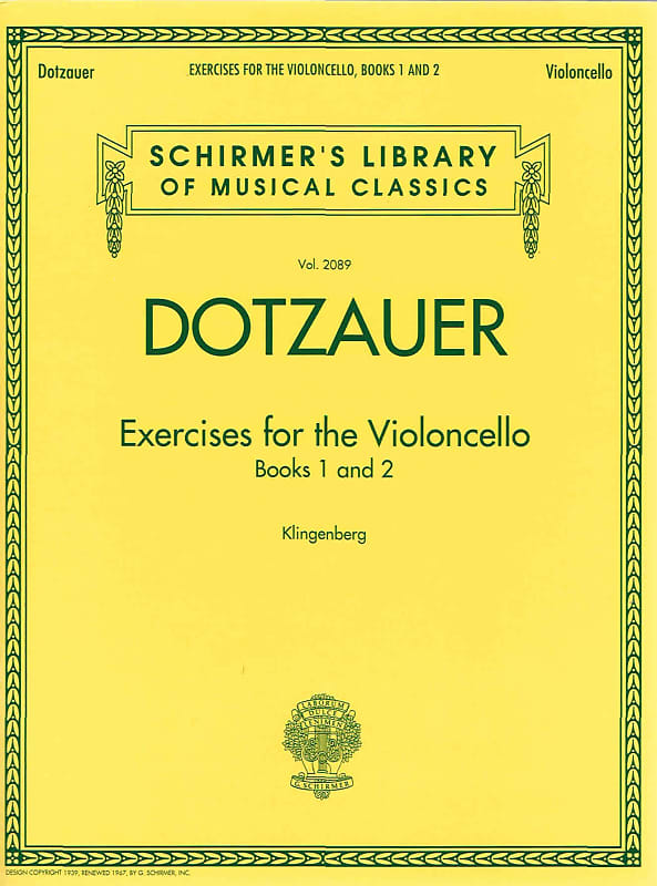 Dotzauer Exercises for the Violoncello Book 1 and 2 | Reverb