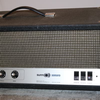 Vintage 1969 Sunn Sonaro Tube Amp Head | Reverb