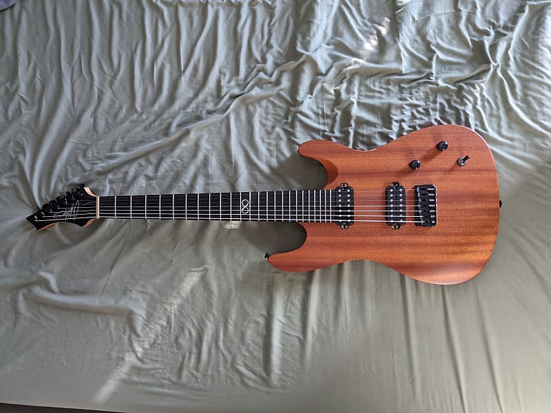 Chapman ML7S 7 String Electric Guitar 2017 Natural Finish | Reverb