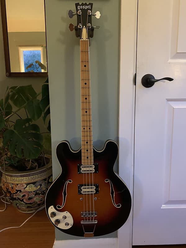 Mosrite Left-Handed Celebrity Gospel Bass 1969-1972 - | Reverb