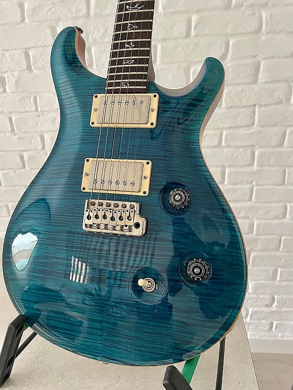 Prs Custom 24 Ten Top Rosewood Neck 2011 Blue Jeans | Reverb