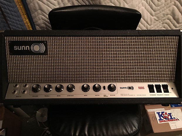 Sunn 100s amp head 1969 all tube awesome tone | Reverb