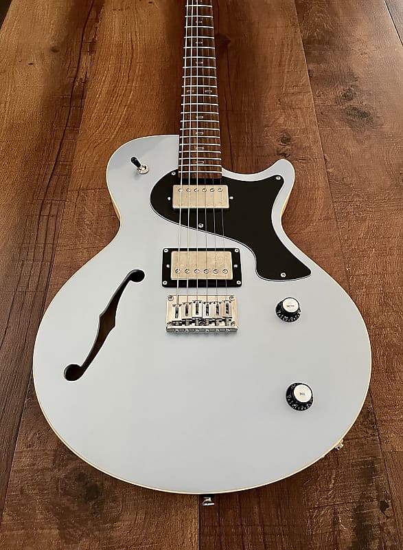 PJD Guitars Carey Custom - Worn Ice Blue Nitro+ Hiscox Case | Reverb