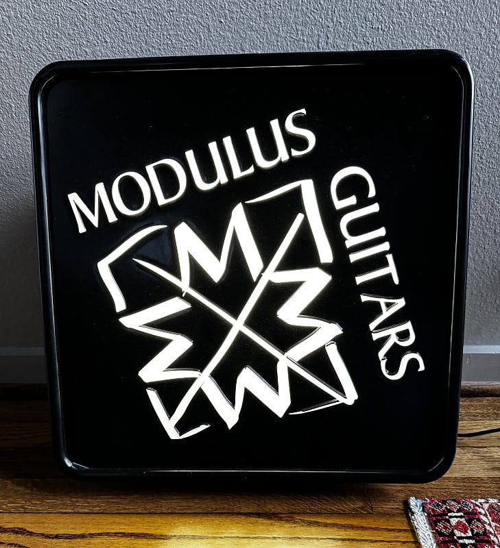 Modulus Dealer Sign 1990's - lights up! | Reverb