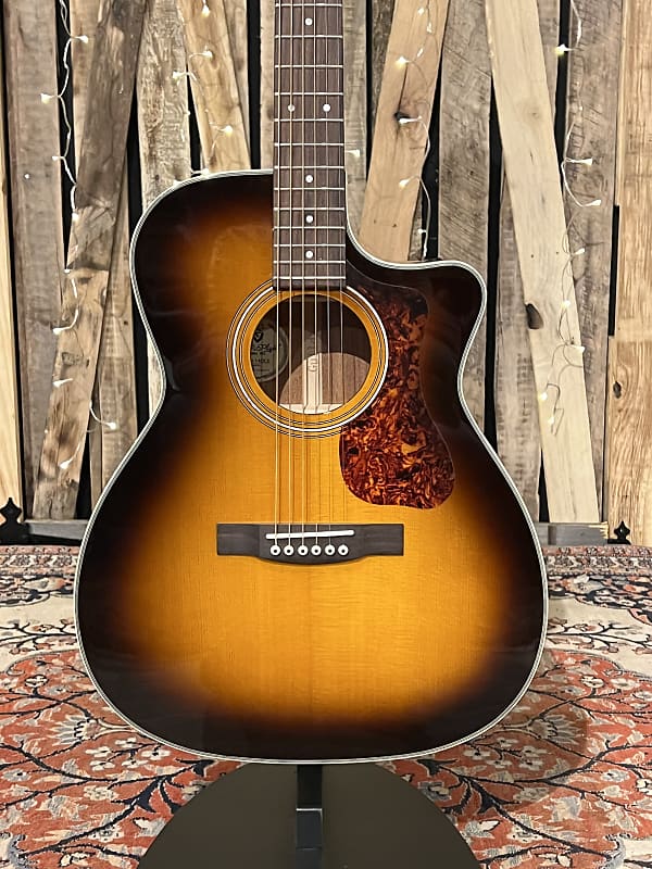 Guild Westerly Collection OM-140CE - Antique Sunburst | Reverb