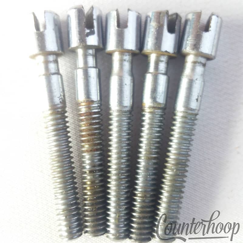 Sonor 5x 1 3/4"Slotted Tension T-Rods Snare/Floor Tom Drum | Reverb