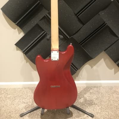 Warmoth Mustang Duo-Sonic 2015 Satin Red | Reverb