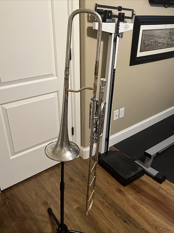 CG Conn 3 Valved Long Model 1897 Silver | Reverb