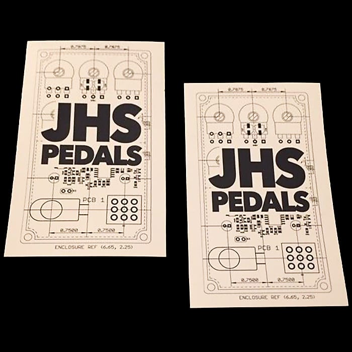 JHS PEDALS STICKERS (2 PACK) INSANELY RARE LIMITED EDITION | Reverb
