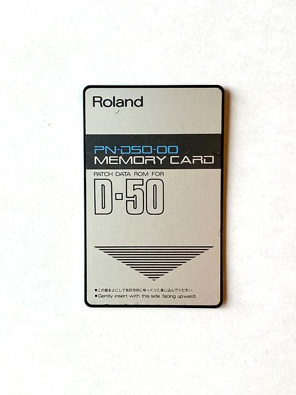 Roland PN-D50-00 Memory Card w/ PATCH DATA ROM for D-50, | Reverb