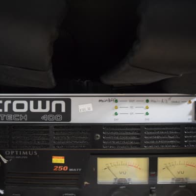Crown Com-Tech 400 Professional Stereo Power Amplifier | Reverb
