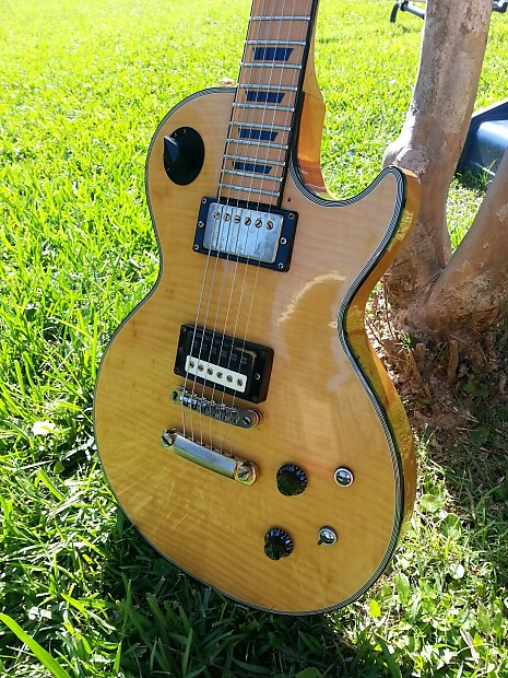 Electra Omega X230 1979 Natural Maple Les Paul | Reverb