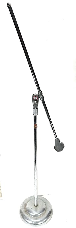 Atlas vintage microphone stand with boom chrome MS-11 Art | Reverb