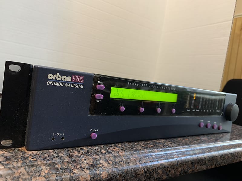 Orban Optimod 9200 AM Broadcast Audio Processor | Reverb