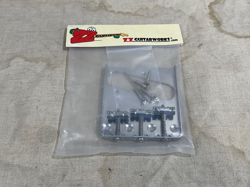 ZZ Guitarworks 4 Screw Telecaster Replacement Bridge w/ | Reverb
